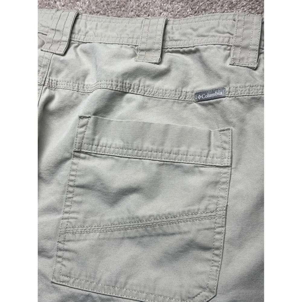 Columbia | Pants | Columbia Beige Cargo Pants 38w 3l Omnishield Cotton ...